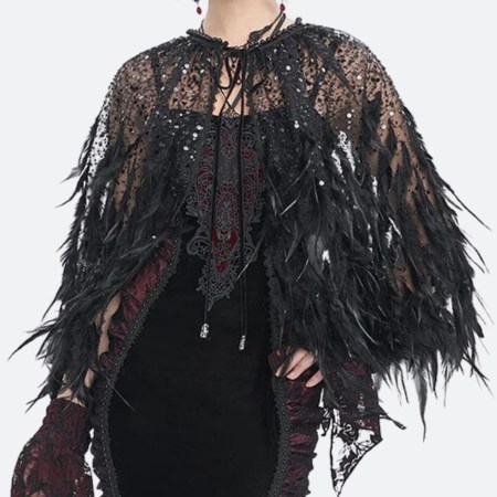 Punk Clothing | Black Gothic Dress | Ozojo